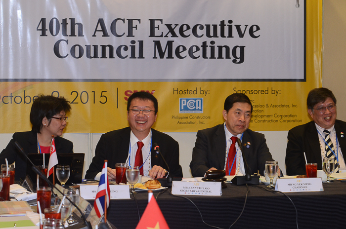 40th Council Meeting - Asean Counstructors Federation